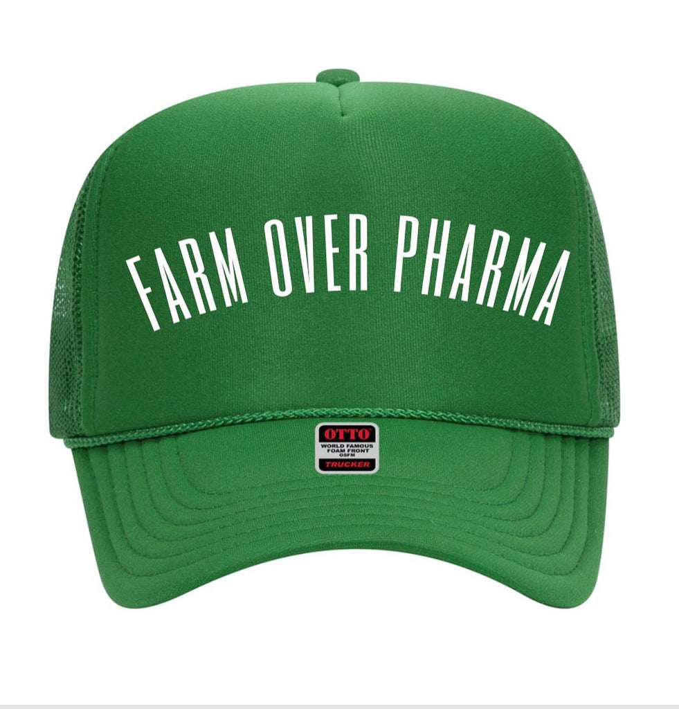 Farm over Pharma Trucker Hat – Natureshighway.shop