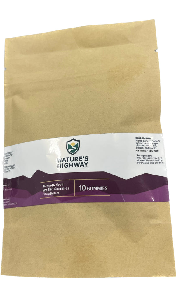 Hemp-Derived Delta 9 THC 10 Count – Natureshighway.shop